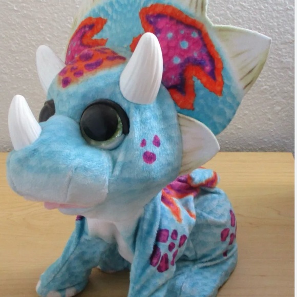 Hasbro | Toys | Hasbro Furreal Hoppin Topper Interactive Dinosaur Plush ...